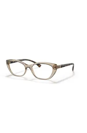 VOGUE EYEWEAR 54mm Oval Optical Glasses - Brown