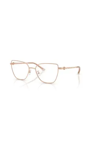 Tory Burch 54mm Cat Eye Optical Glasses - Copper
