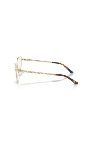 Tory Burch 54mm Cat Eye Optical Glasses - Gold