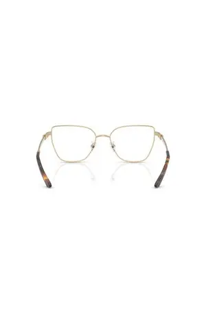 Tory Burch 54mm Cat Eye Optical Glasses - Gold