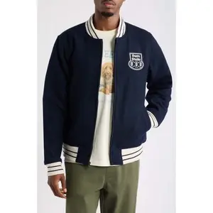 SANTO STUDIO Parley Varsity Jacket