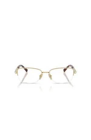 VOGUE EYEWEAR 54mm Rectangle Optical Glasses - Gold