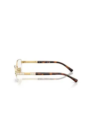 VOGUE EYEWEAR 54mm Rectangle Optical Glasses - Gold