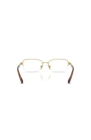 VOGUE EYEWEAR 54mm Rectangle Optical Glasses - Gold