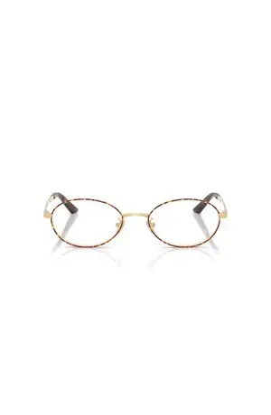 Versace 53mm Oval Optical Glasses