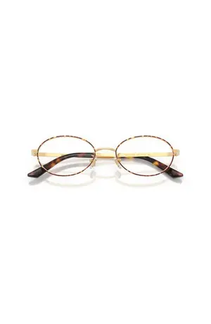 Versace 53mm Oval Optical Glasses