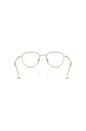 Prada 49mm Phantos Optical Glasses - Gold
