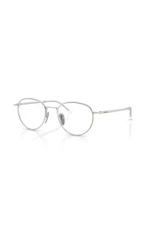 Prada 49mm Phantos Optical Glasses - Silver