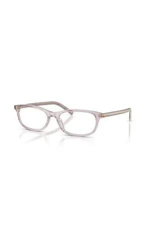 Prada 55mm Irregular Optical Glasses - Violet