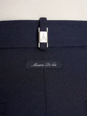 Manière De Voir Hubert Slim Fitted Tailored Trousers