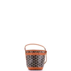 Goyard Petit Flot Bucket Bag Coated Canvas Mini