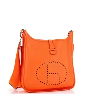 Hermès Evelyne Bag Gen Iii Clemence Pm - Orange