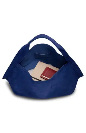 Shinola Derby Suede Shoulder Bag - Blue