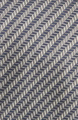 David Donahue Stripe Jacquard Silk & Cotton Tie