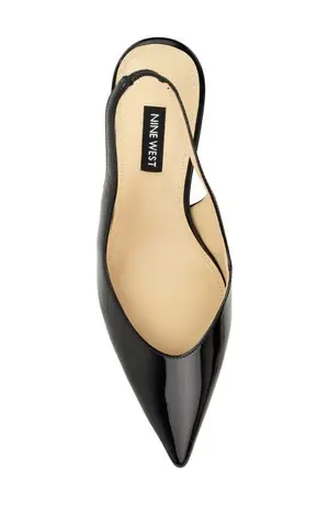 Nine West Cassy Pointed Toe Slingback Pump - Black
