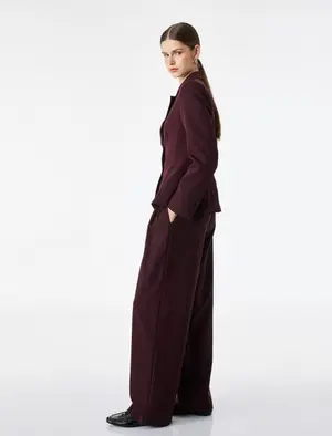 Koton Long Sleeve Shaped Waist Notch Lapel Blazer