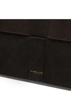 DEMELLIER N134 The Florence Woven Suede Top Handle Bag