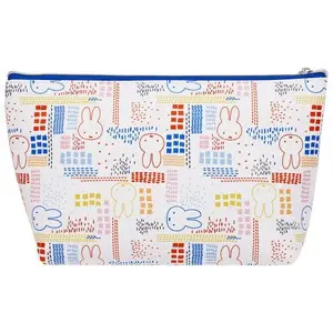 DANIELLE NICOLE Allover Print Trapezoid Cosmetic Bag With Pom-pom Charm