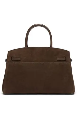 DEMELLIER The Midi Hudson Leather Tote - Mocha