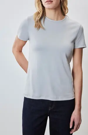 Robert Barakett Georgia Pima Cotton T-shirt Chalk