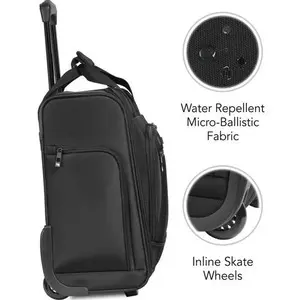 WALLYBAGS Solutions 16 Underseat Bag With Padded Electronics Pockets