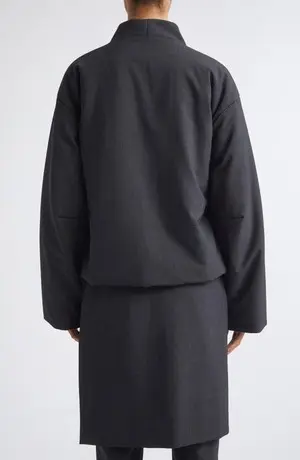 ST. AGNI Wool Blend Pillow Wrap Jacket