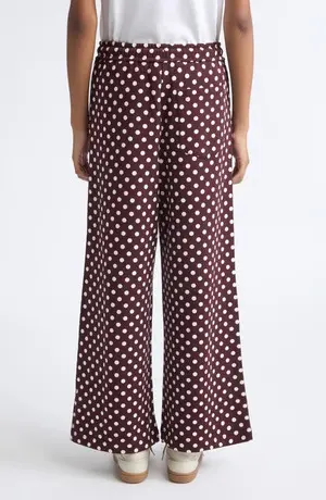Marimekko Kiki Polka Dot Cotton Drawstring Pants