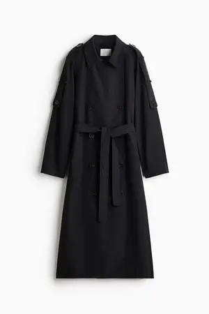 H&M Double-breasted Trench Coat