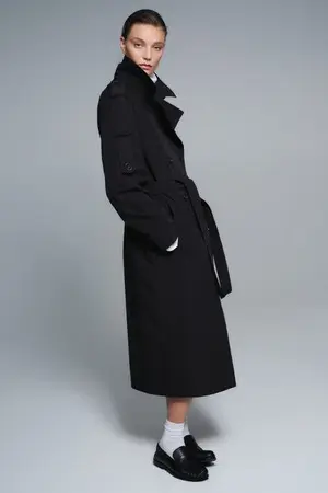 H&M Double-breasted Trench Coat