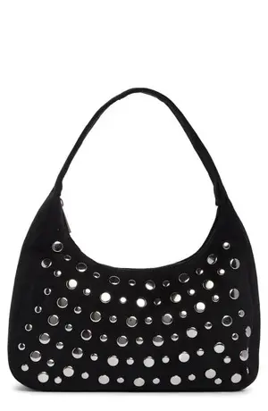 Bp. Studded Faux Suede Mini Bag - Black