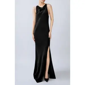 Lapointe Satin Halter Gown