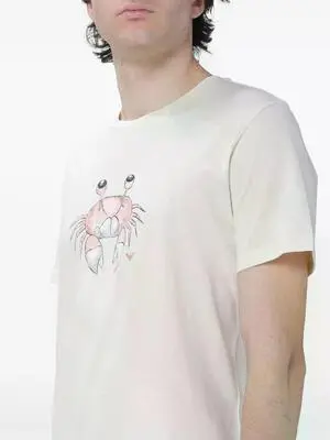 Emporio Armani Crab-print Cotton T-shirt