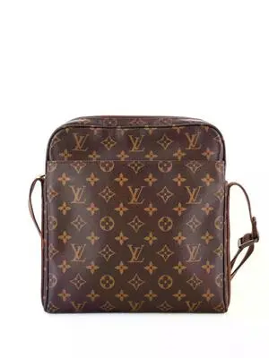 LOUIS VUITTON Trotteur Beaubourg Handbag Monogram Canvas Crossbody Bag - Brown