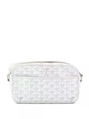 Goyard Cap Vert Bag Coated Canvas Crossbody Bag White