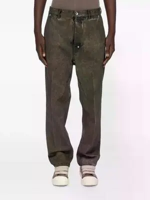 Rick Owens Detroit Washed-effect Straight-leg Trousers