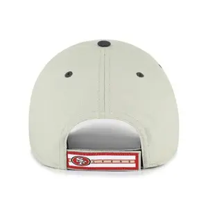 '47 Black San Francisco 49ers Half Block Text Mvp Adjustable Hat