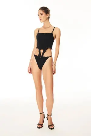 HOUSE OF SILK Bianca Microfiber Corset