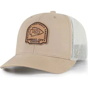 '47 Kansas City Chiefs Bonehide Trucker Adjustable Hat - Khaki