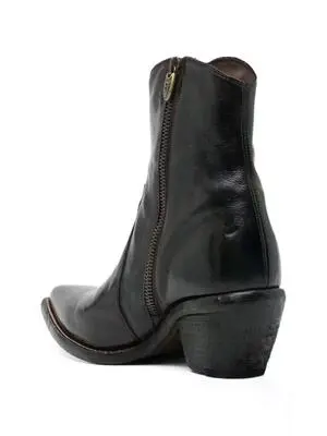 FAUZIAN JEUNESSE Embroidered Leather Boots