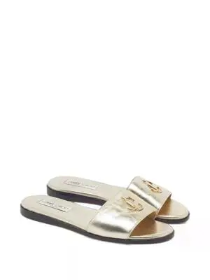 JIMMY CHOO Dina Jc Plaque Sandals