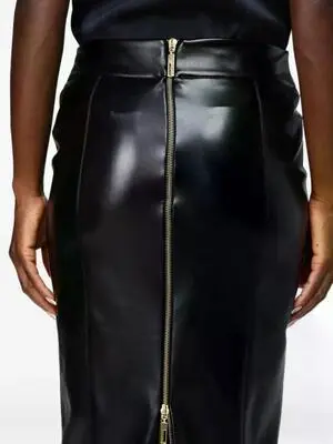HANITA Rear-zip-fastening Midi Skirt