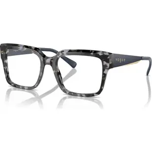 VOGUE EYEWEAR 51mm Rectangle Optical Glasses - Blue