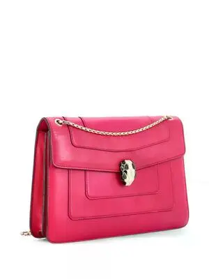 BVLGARI Serpenti Forever Leather Medium Shoulder Bag