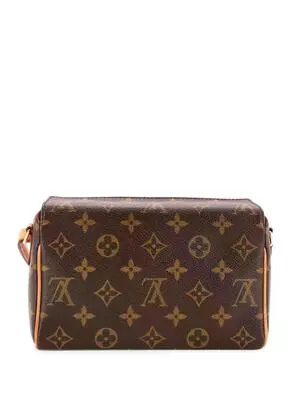 LOUIS VUITTON Recital Handbag Monogram Canvas Shoulder Bag