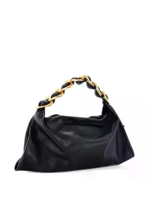 Burberry Swan Leather Small Hobo Bag