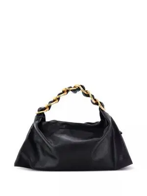 Burberry Swan Leather Small Hobo Bag