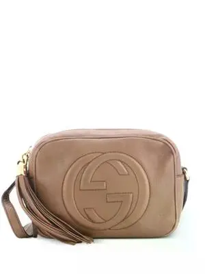 Gucci Soho Disco Leather Small Crossbody Bag - Brown