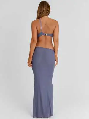 OUTCAST Leatrice Maxi Dress Slate