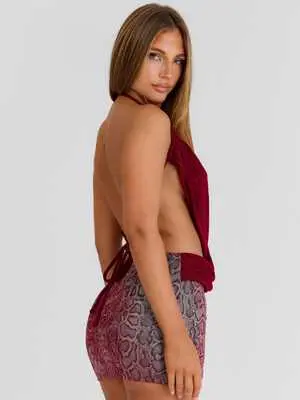 OUTCAST Tamanna Mini Dress Deep