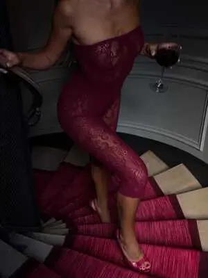 OUTCAST Hadiya Capri Jumpsuit Burgundy